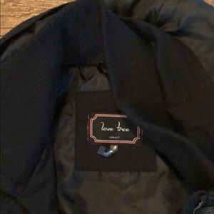 Love Tree | Jackets & Coats | Black Short Waisted Coat | Poshmark